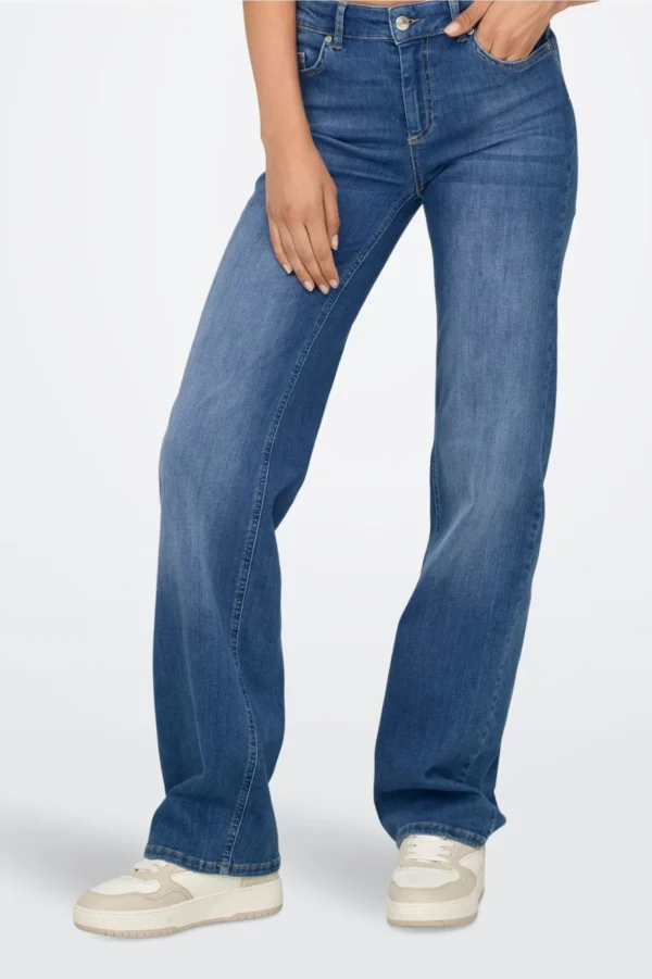Only High Waist Straight Fit – Blue (Tall Collection) – Wear Valley